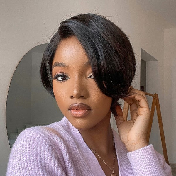 Boss Lady Pixie Cut 13X4 Frontal Lace Wig – naijabeautyhair
